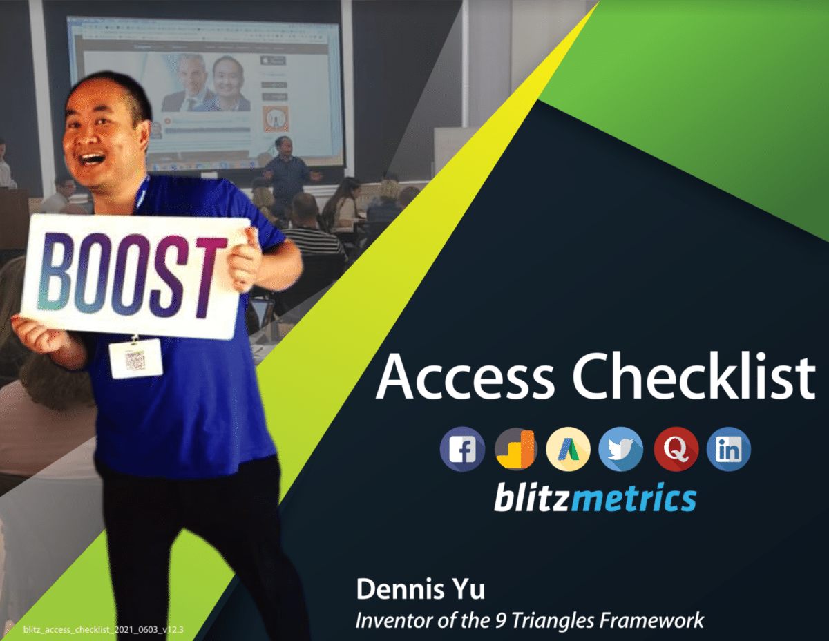 Access Checklist: The Tool to Prevent Digital Disasters | BlitzMetrics