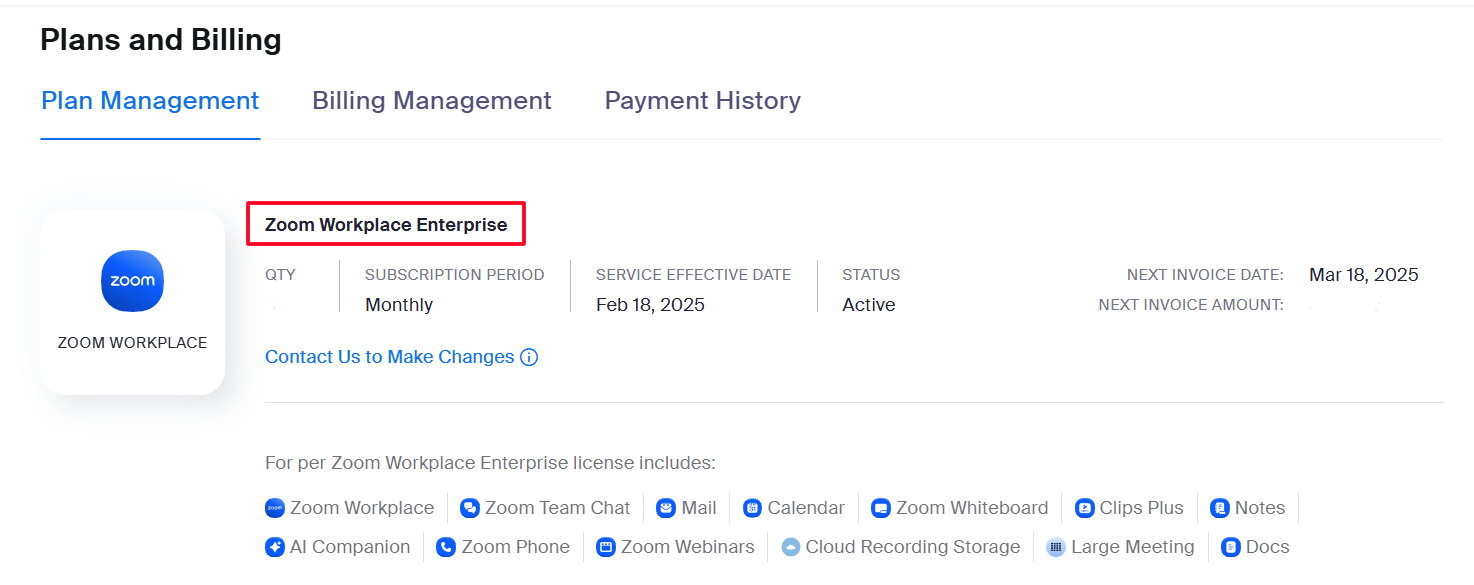 Announcing Our Zoom Workplace Enterprise Account for Team...