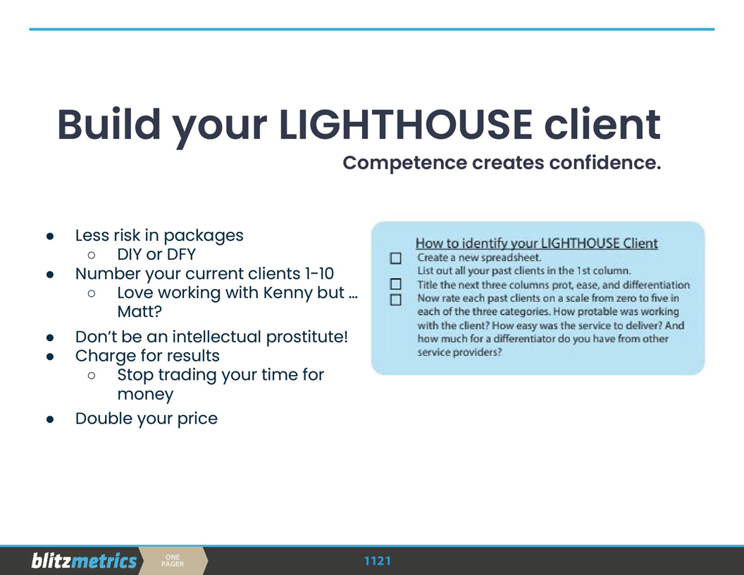 Build Your Lighthouse Client | BlitzMetrics