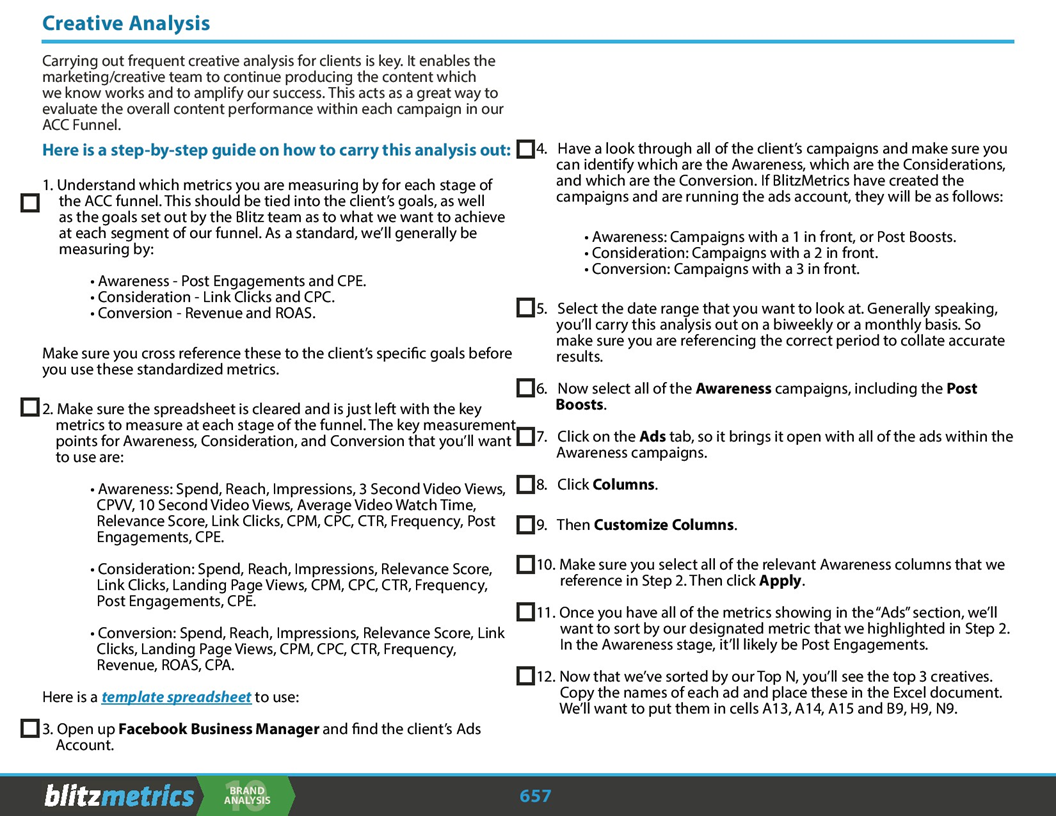 Creative Analysis | BlitzMetrics