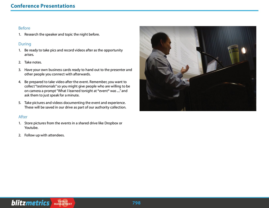 Conference Presentation | BlitzMetrics