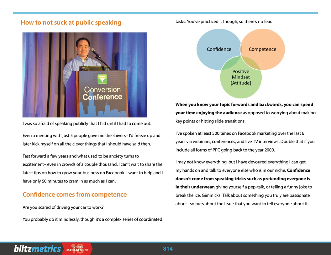 How to Not Suck at Public Speaking | BlitzMetrics