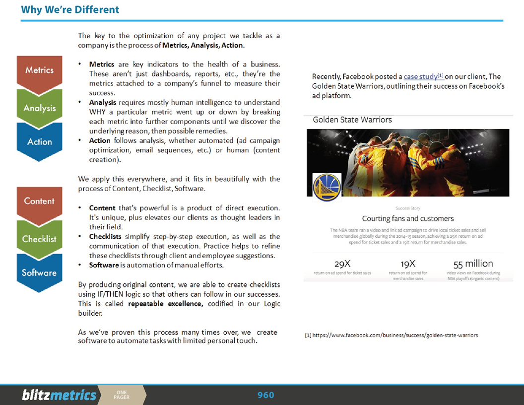 Why We're Different | BlitzMetrics