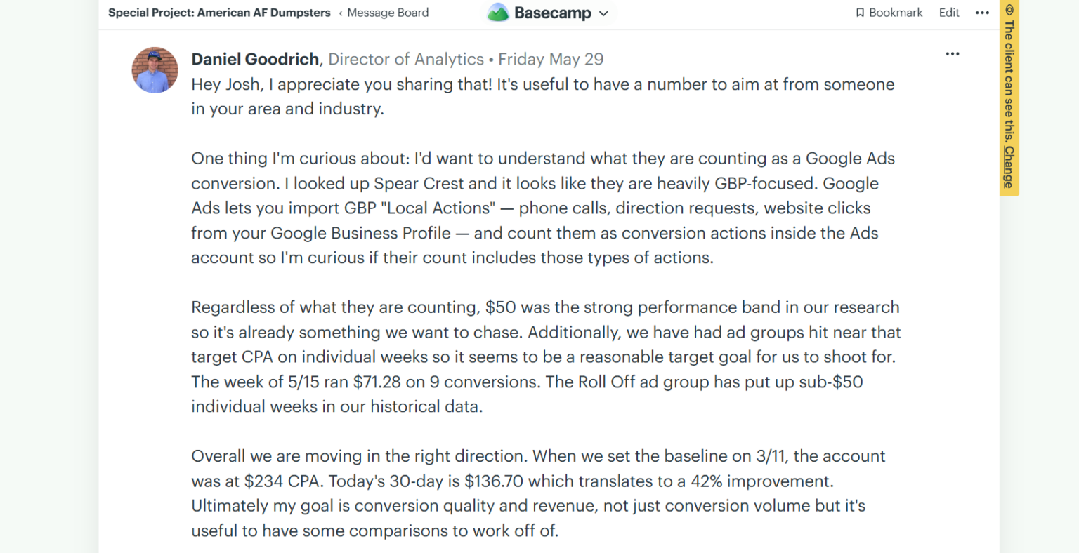 MAA Examples for Contractors and Local Service Businesses | BlitzMetrics